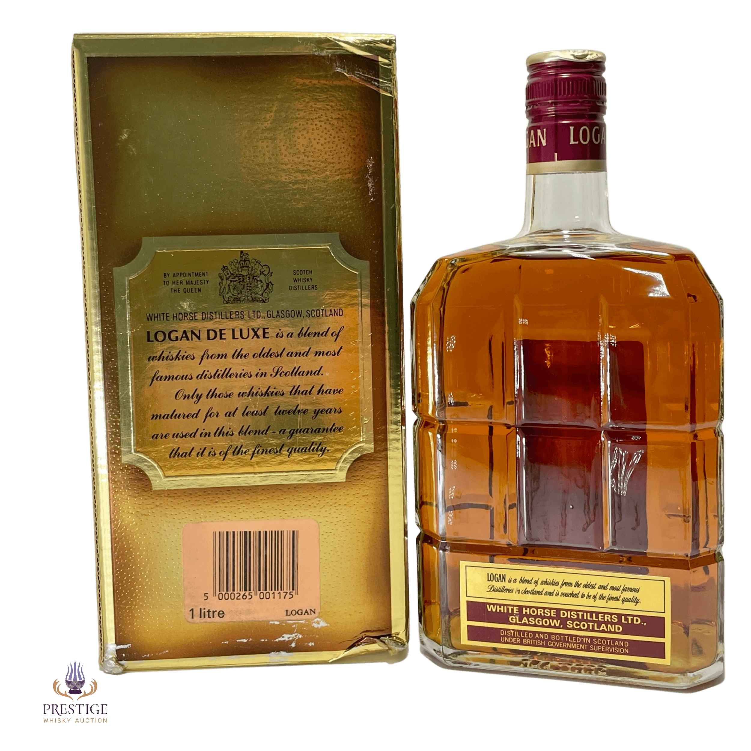 Bid on Logan de Luxe 12 Year Old - White Horse Cellar at Auction - Live ...
