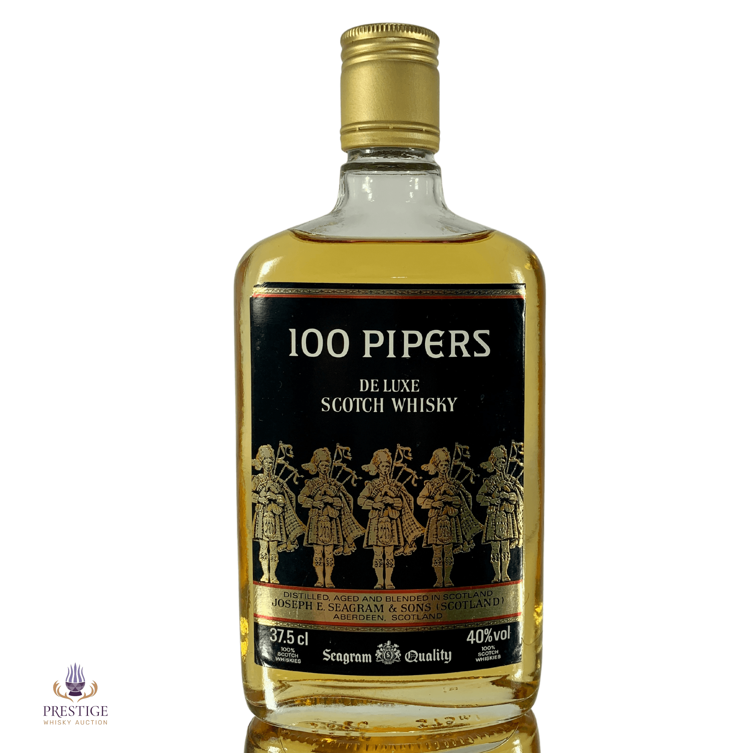 Bid on 100 Pipers De Luxe Scotch at Auction - Live Online Auction
