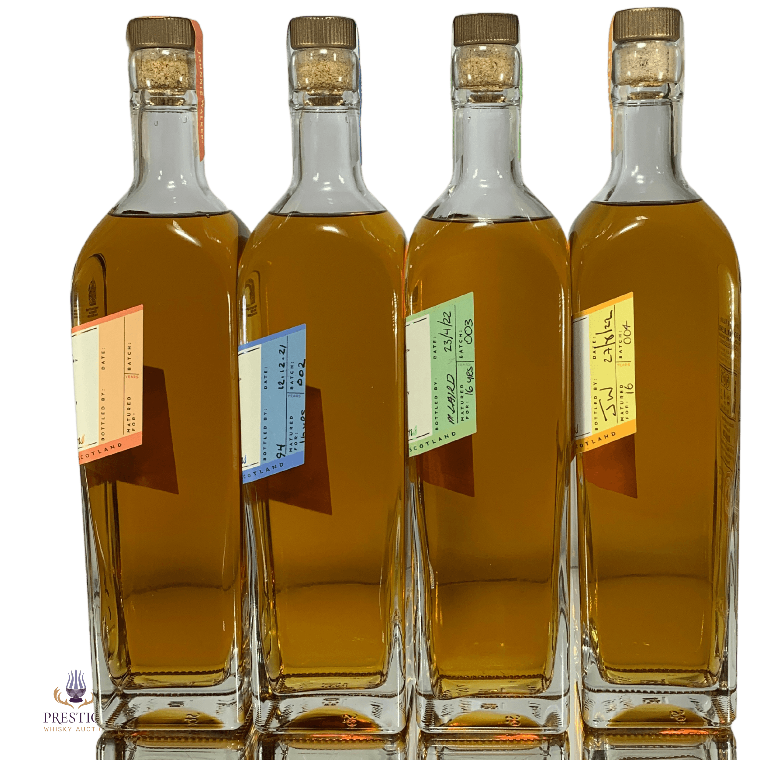 Bid on Johnnie Walker Seasonal Blend Complete Set - Autumn, Winter ...