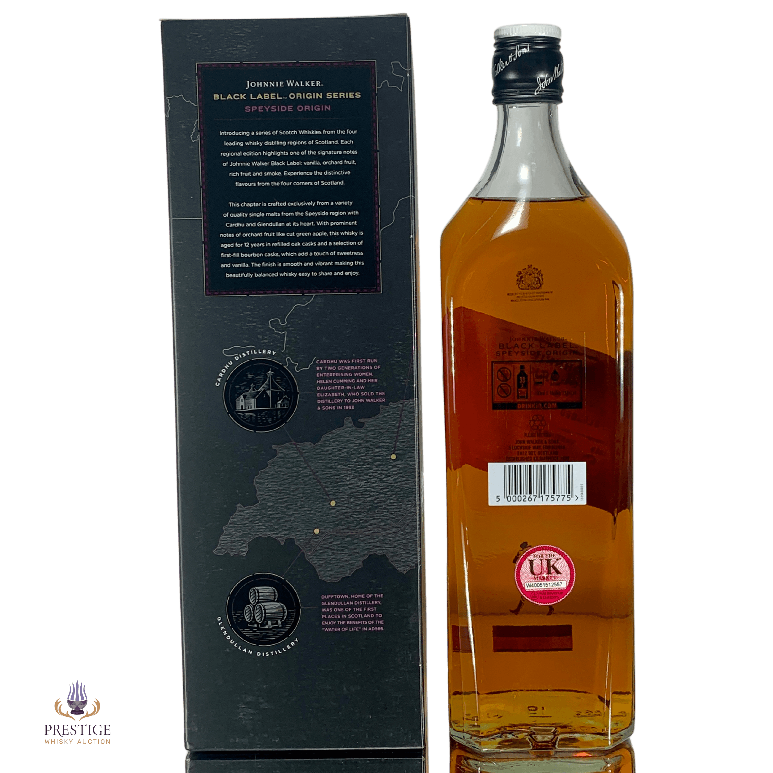Bid on Johnnie Walker Black Label - Origins Complete Collection at ...