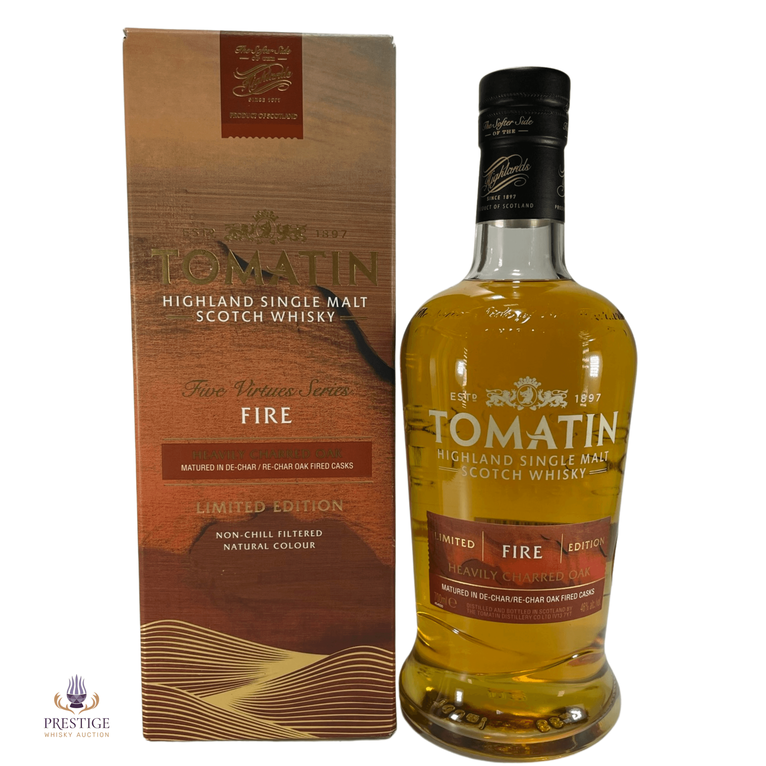 Bid on Tomatin Five Virtues Series Set of 5: Earth, Fire, Water, Wood ...