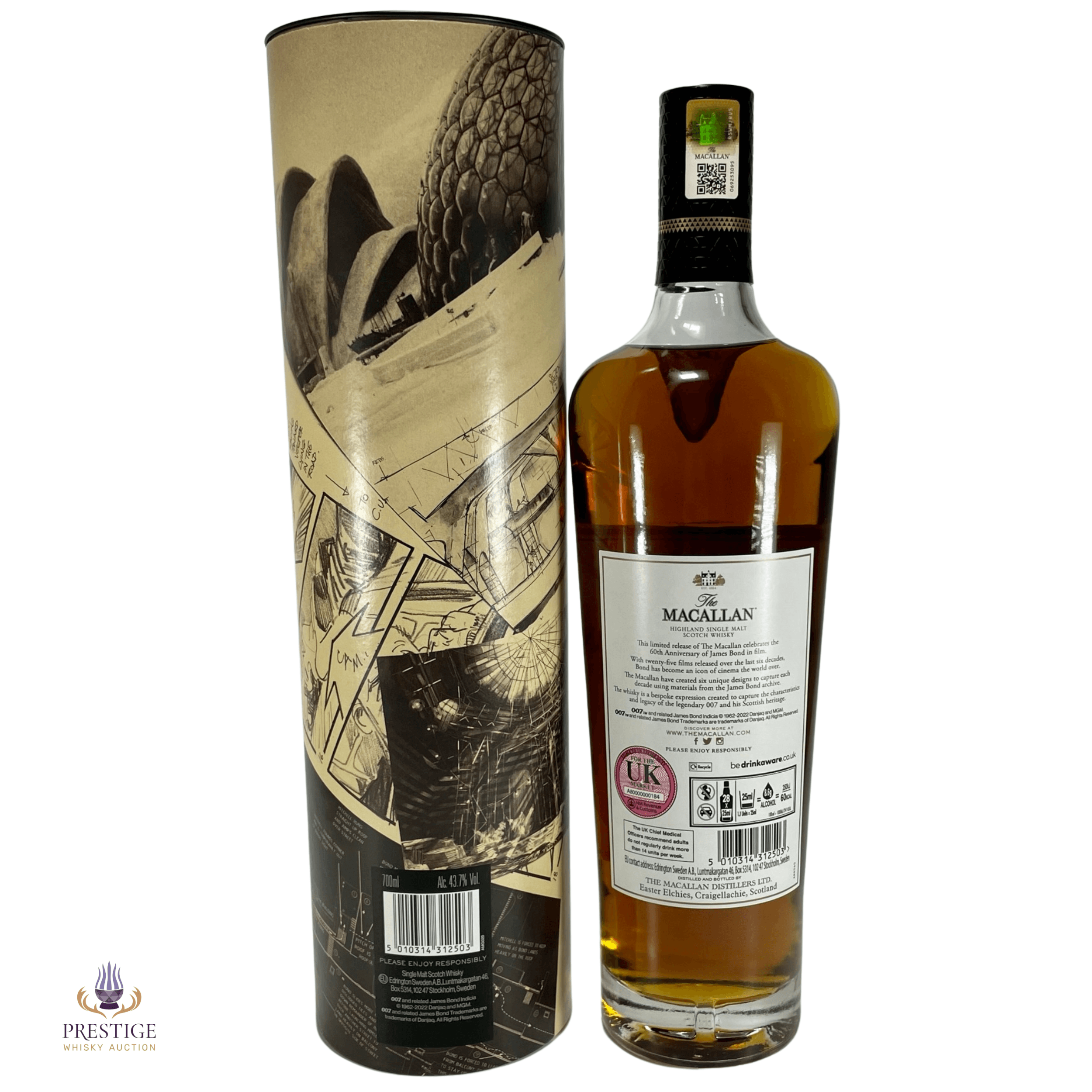 Bid on Macallan James Bond 60th Anniversary Release - Decade V at ...