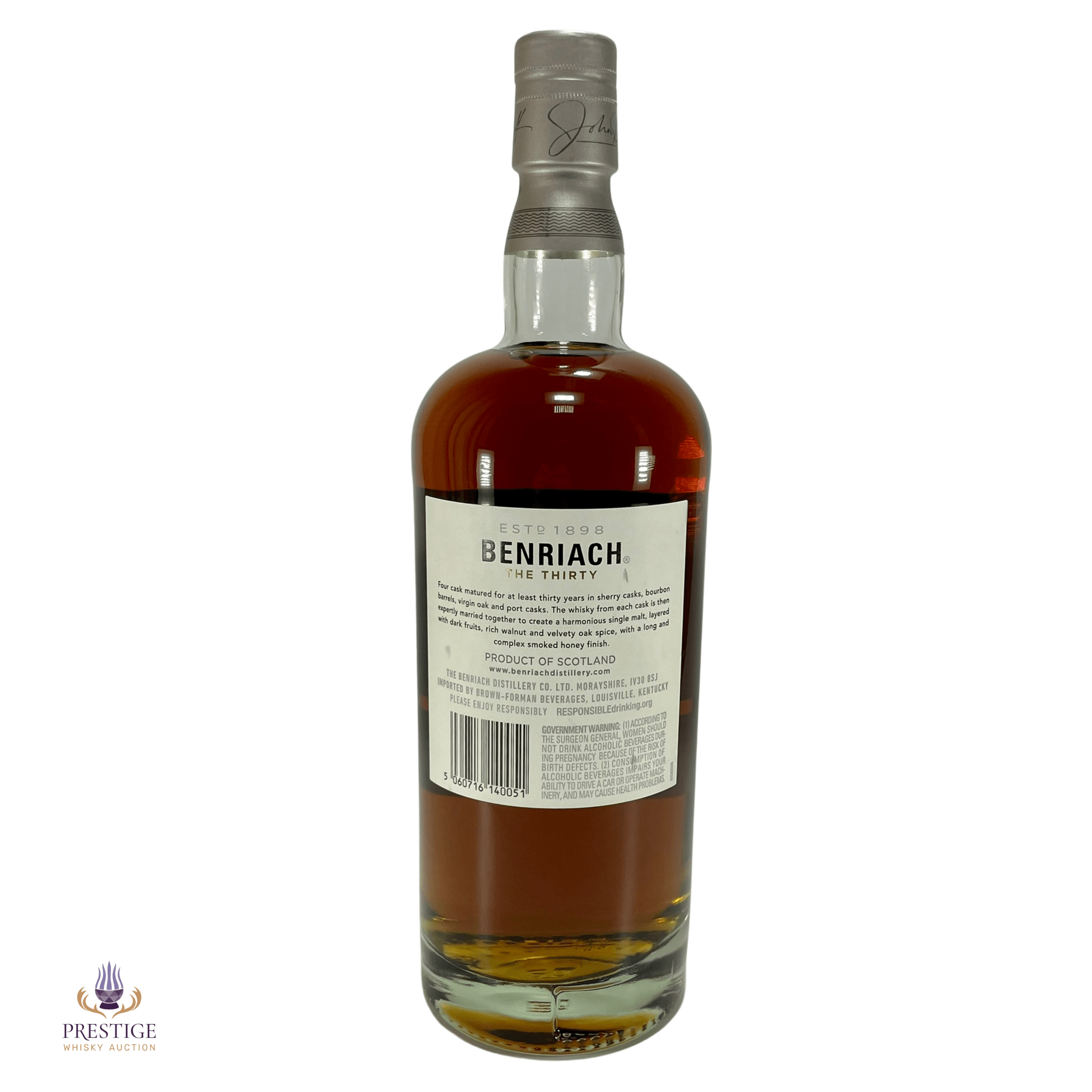 Bid on BenRiach The Thirty - Four Cask Matured - 75cl at Auction - Live ...