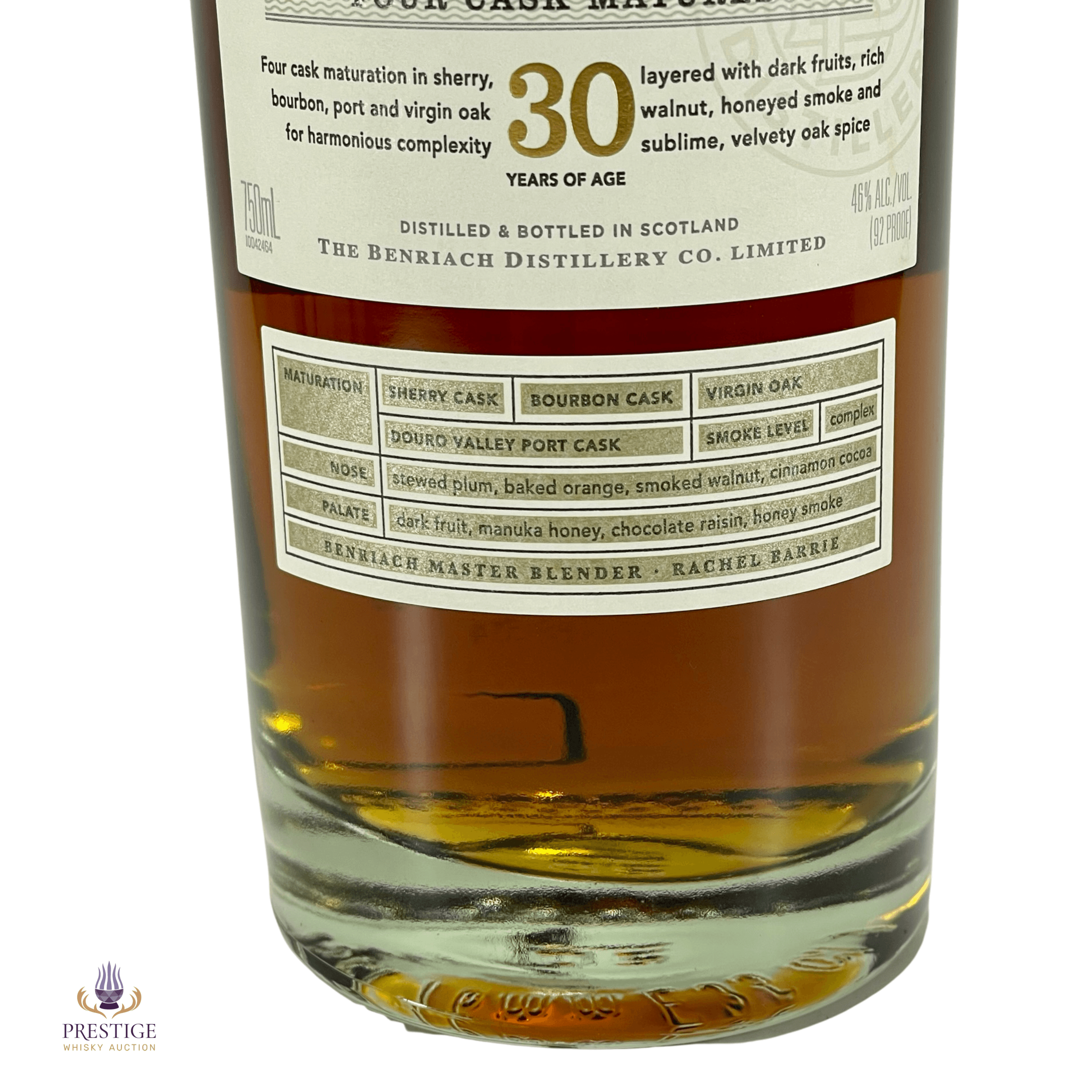 Bid on BenRiach The Thirty - Four Cask Matured - 75cl at Auction - Live ...