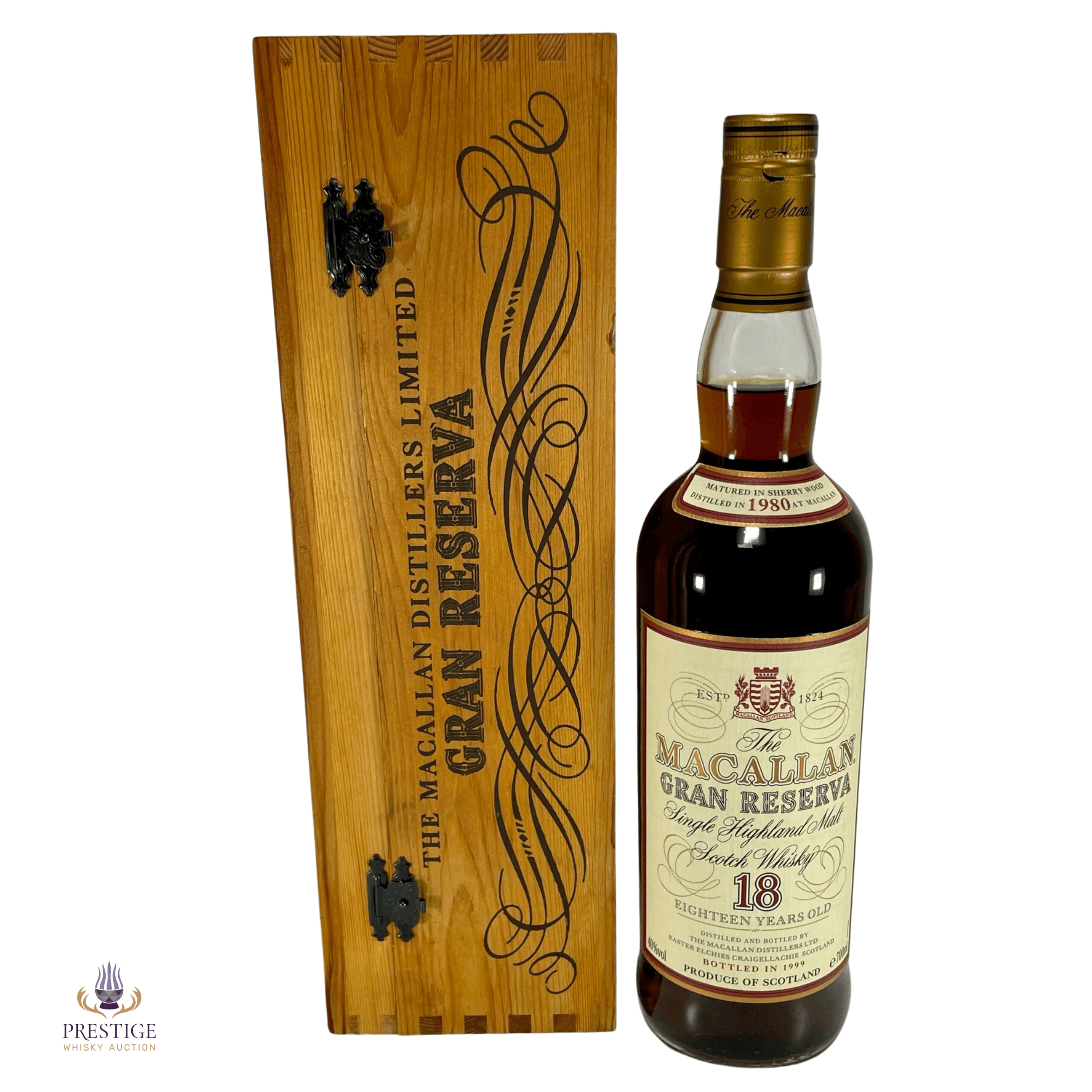Bid on Macallan 1980 18 Year Old Gran Reserva at Auction - Live Online ...