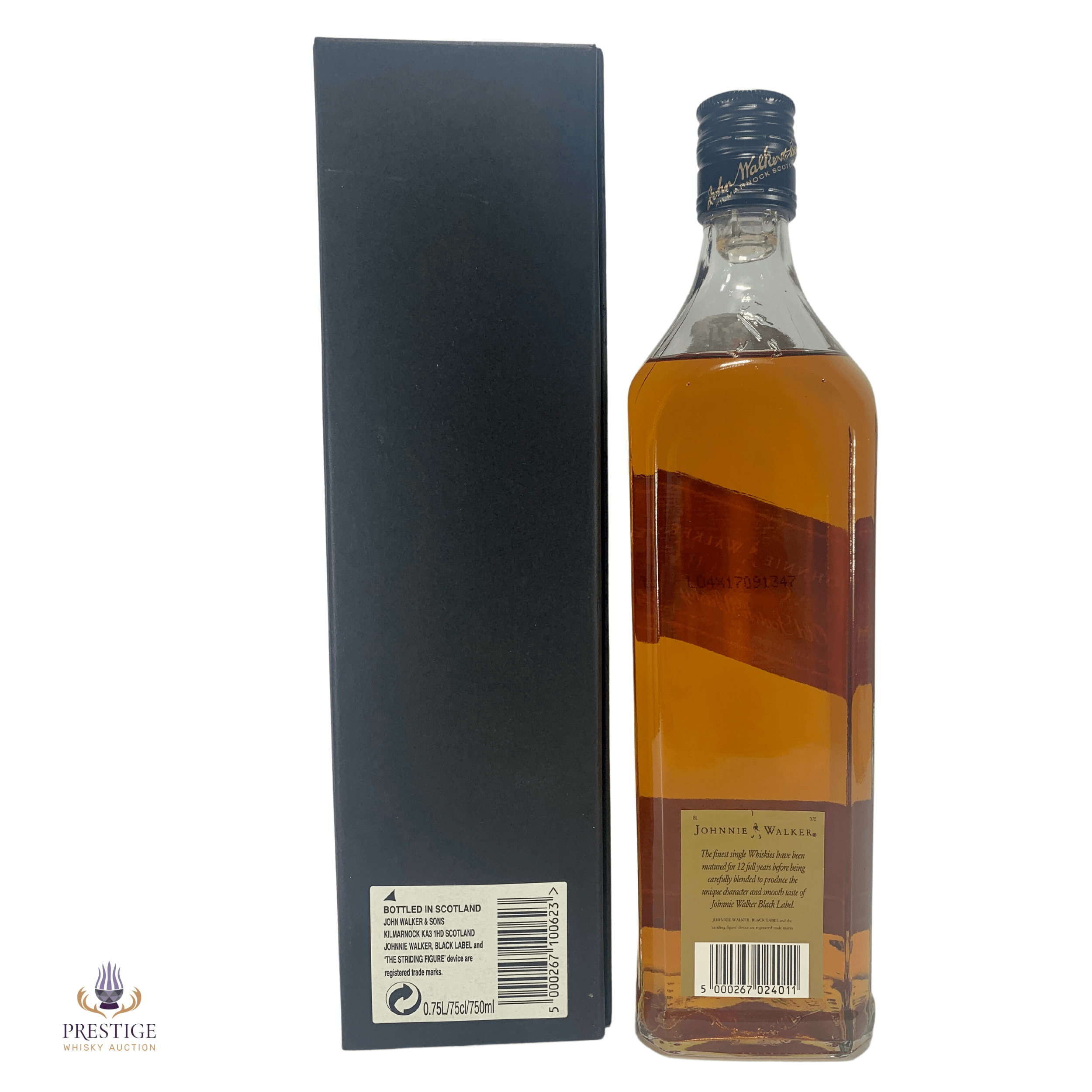 Bid on Johnnie Walker Black Label - Gift Box 75cl at Auction - Live ...