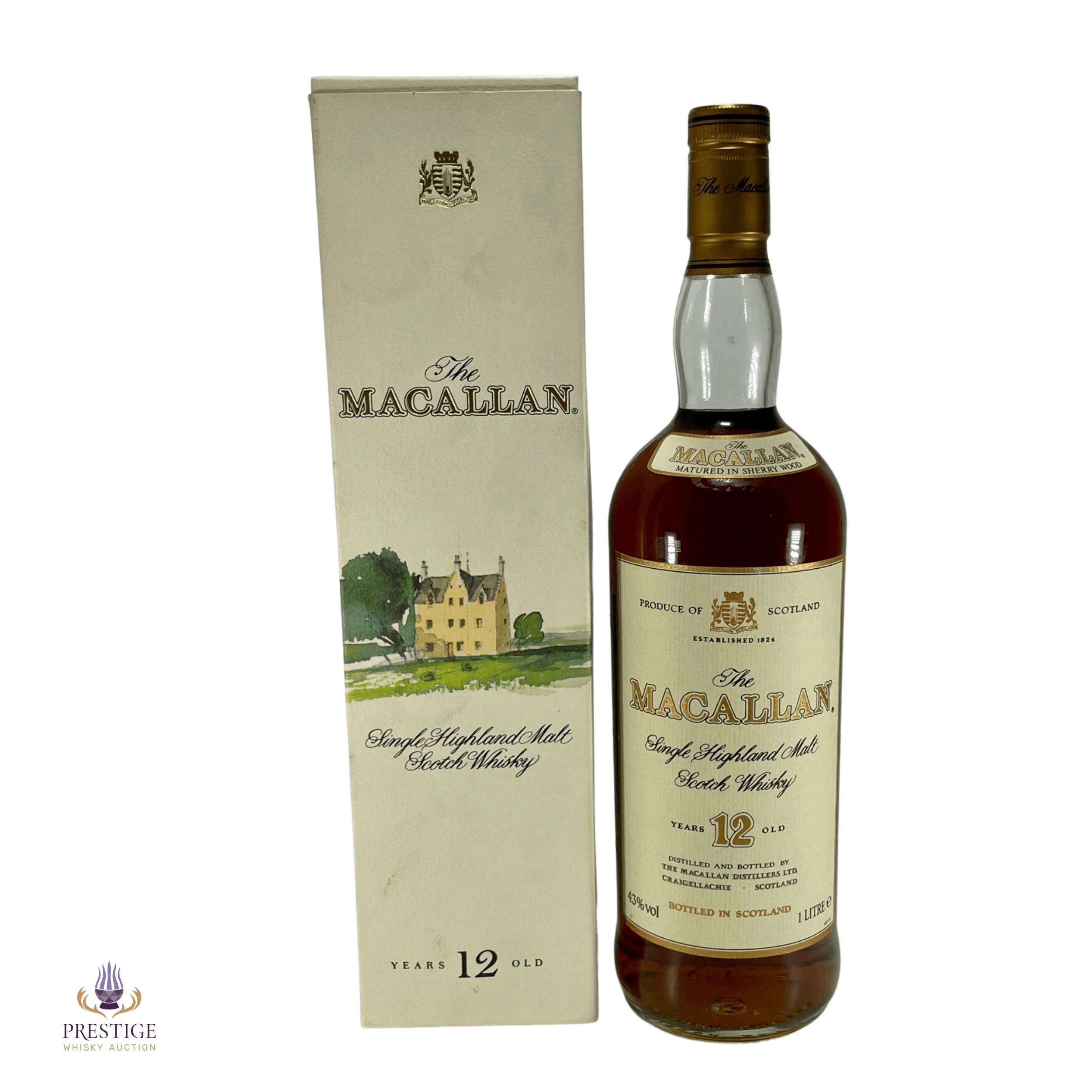 Bid on Macallan 12 Year Old - 1980s Bottling 1 Litre at Auction - Live ...