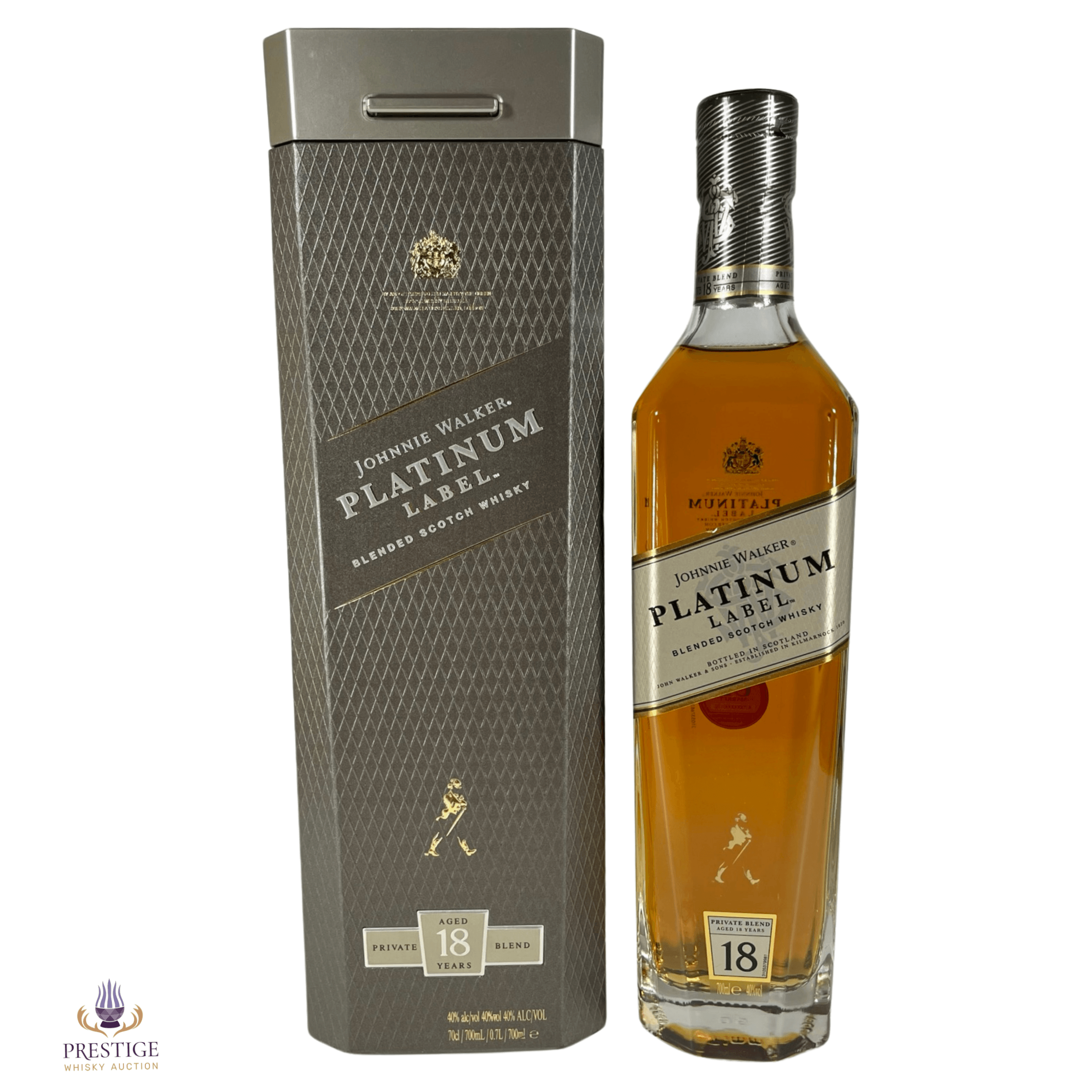 Bid on Johnnie Walker 18 Year Old - Platinum Label at Auction - Live ...