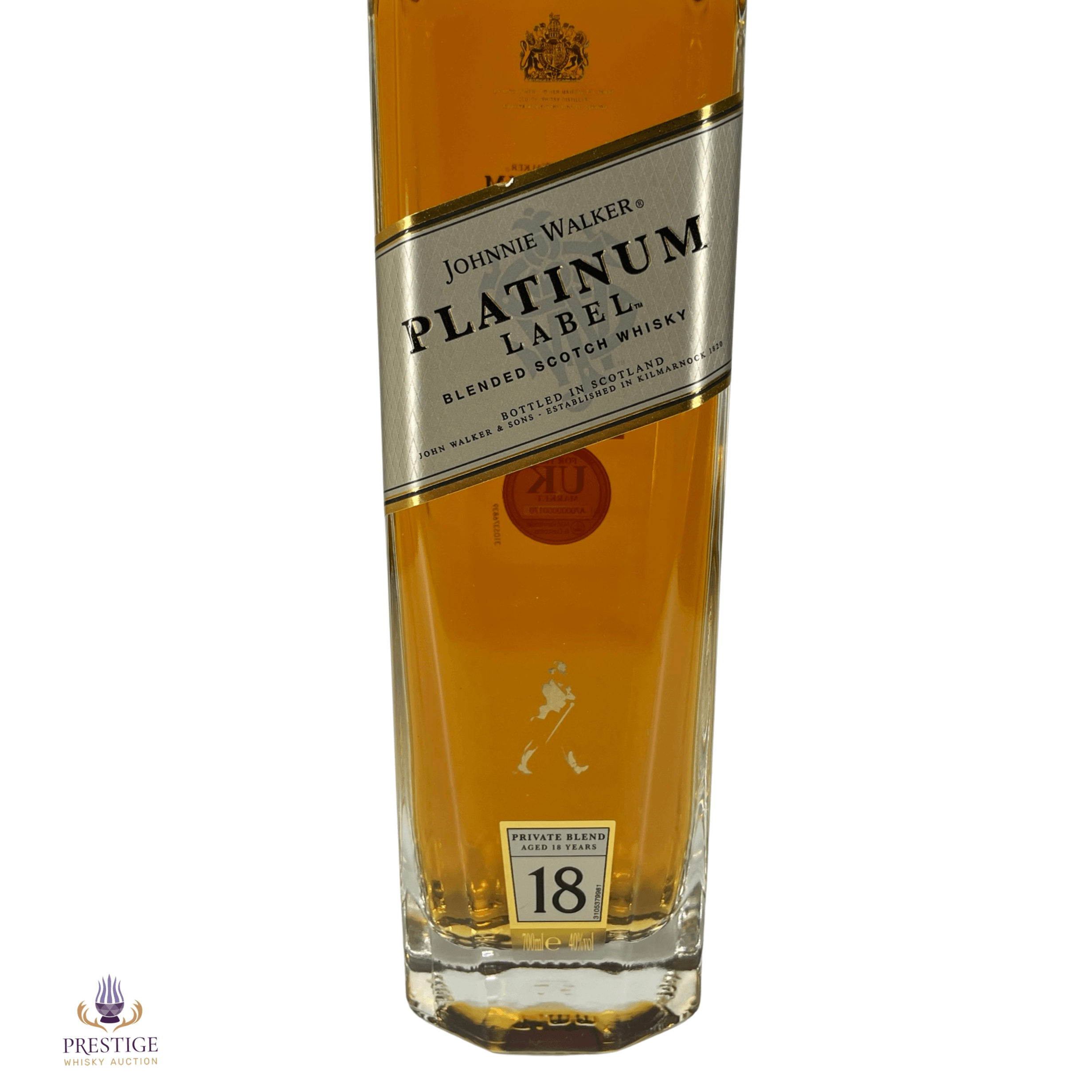 Bid on Johnnie Walker 18 Year Old - Platinum Label at Auction - Live ...