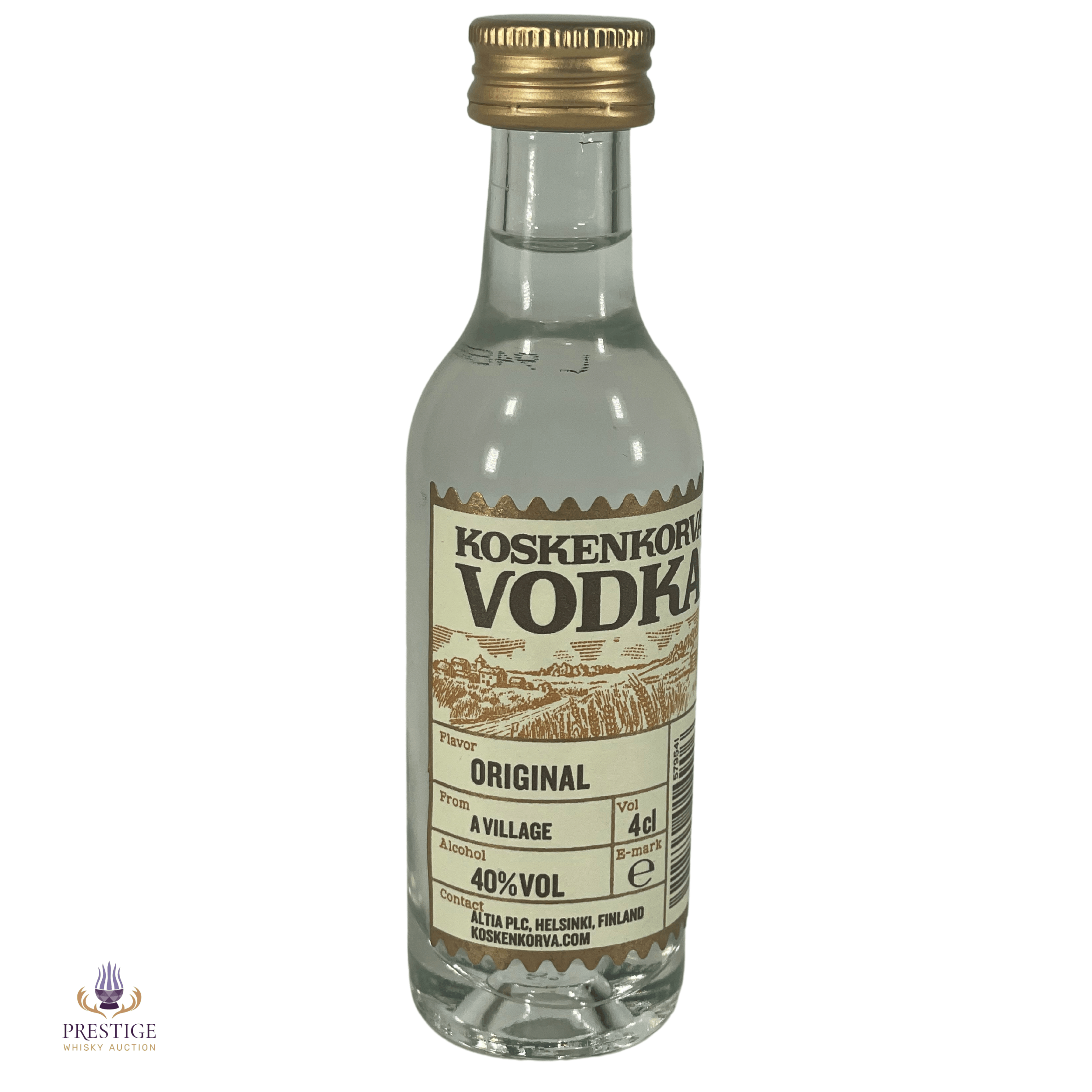 Bid on Koskenkorva Vodka Set of 5 x 12 5cl Bottles at Auction - Live ...