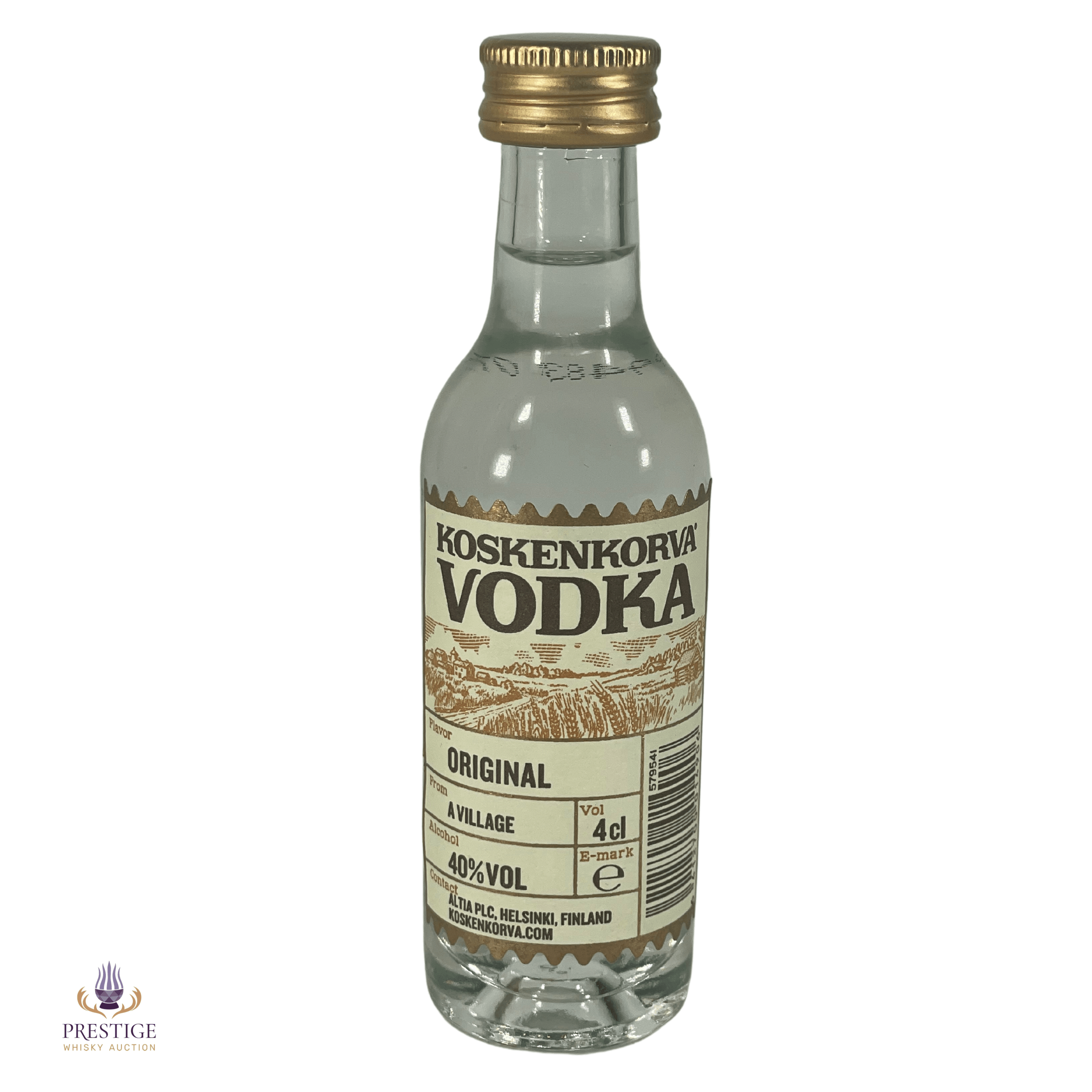Bid on Koskenkorva Vodka Set of 5 x 12 5cl Bottles at Auction - Live ...
