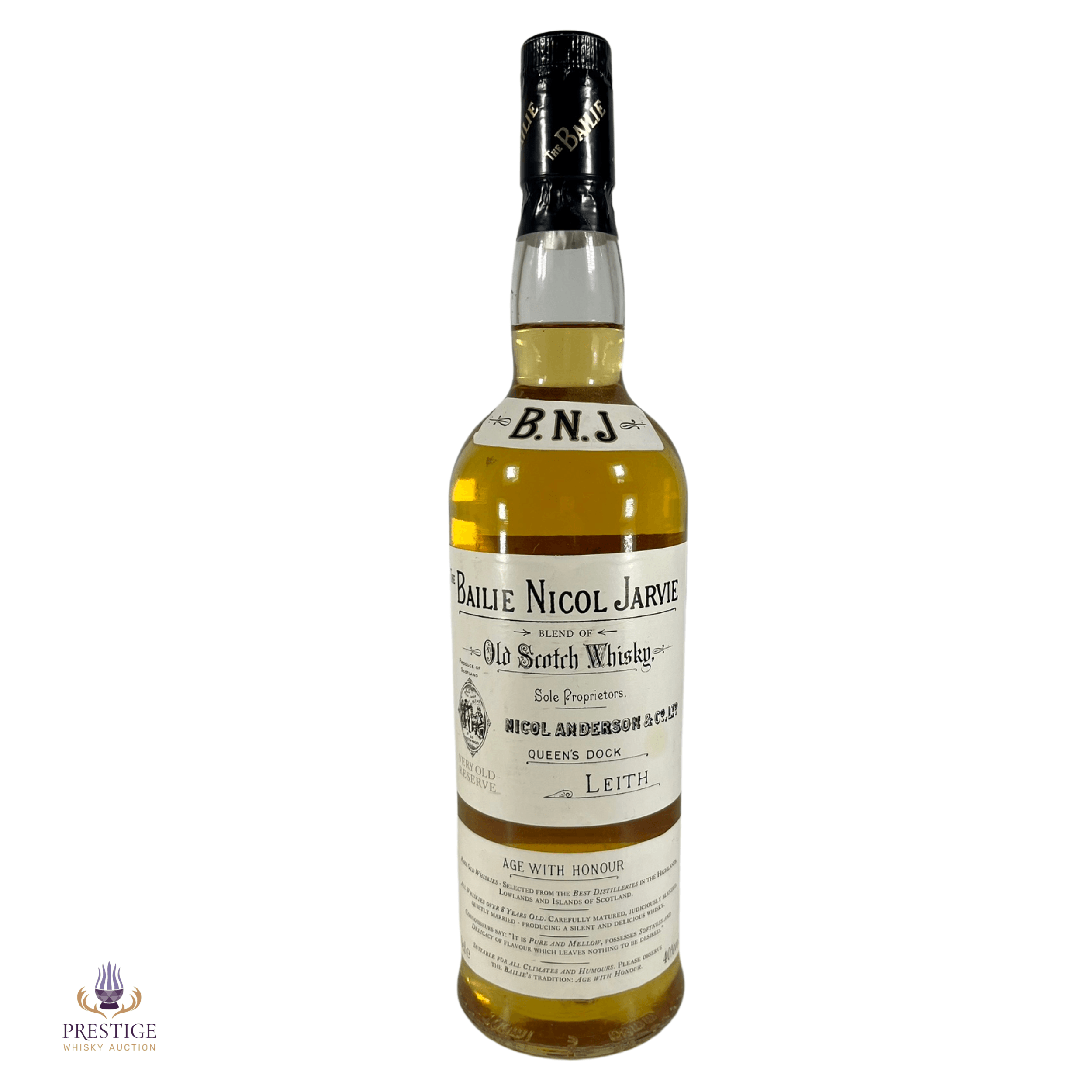 Bid on Bailie Nicol Jarvie Old Scotch Whisky at Auction - Live Online ...