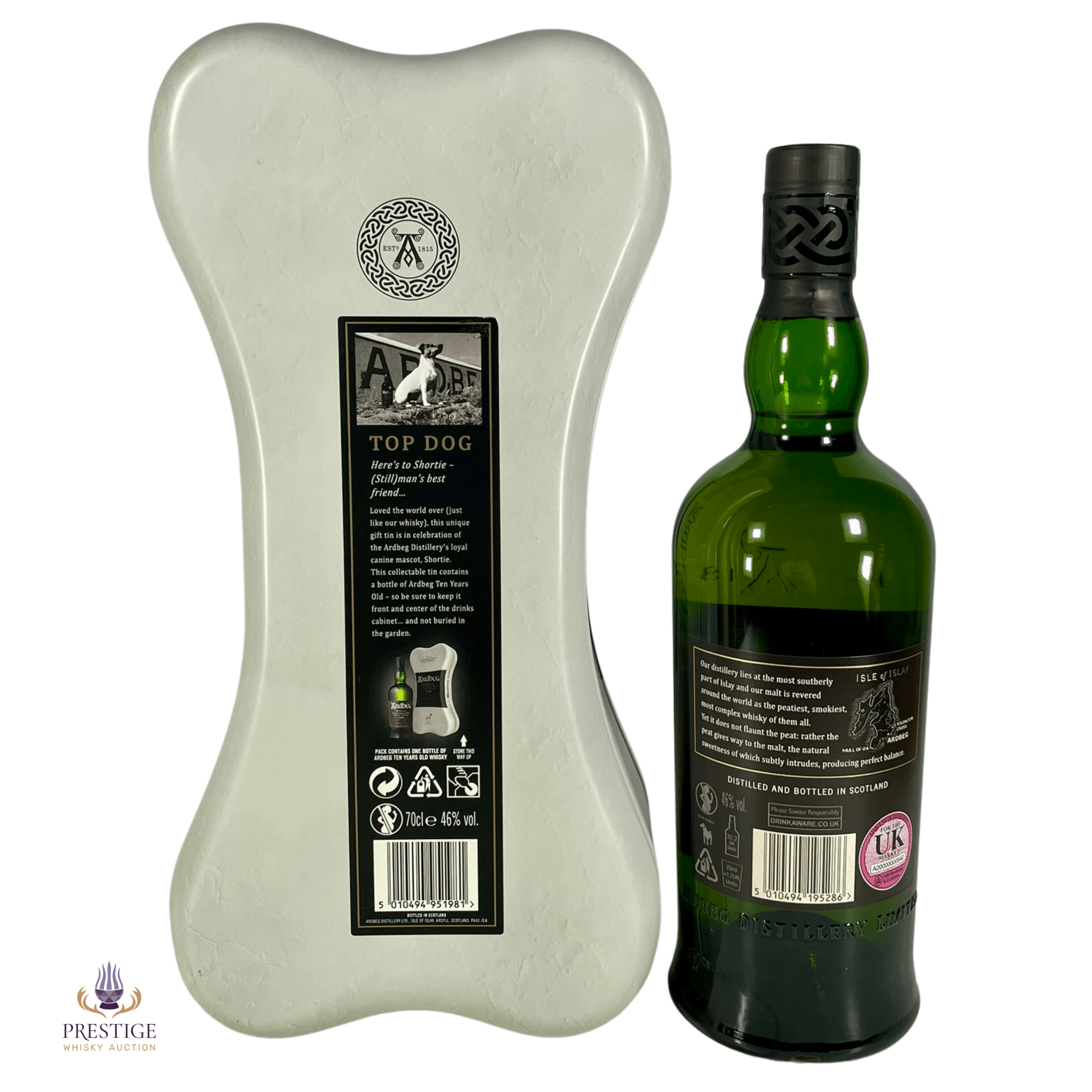 Bid on Ardbeg 10 Year Old - Shortie Tin at Auction - Live Online Auction